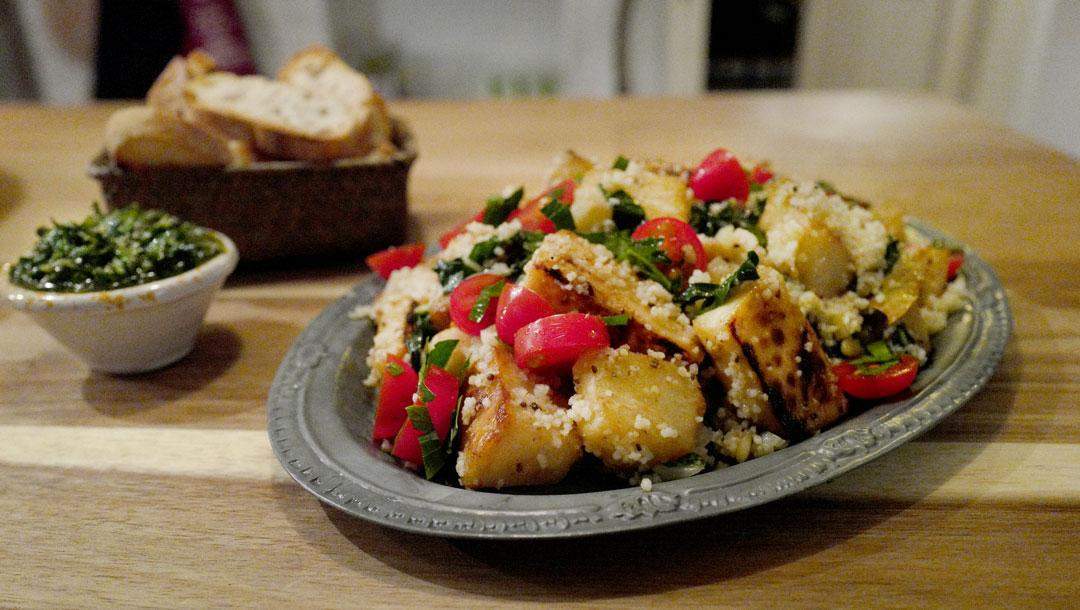 Sellerirot behandlet som en saftig biff - helleskitchen