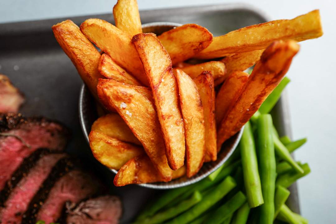 Perfekte pommes frites - helleskitchen